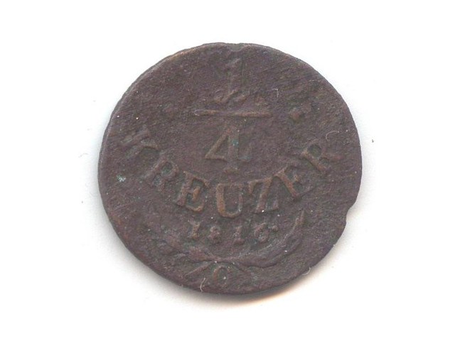 Austrija 1/4 kreuzer 1816 O