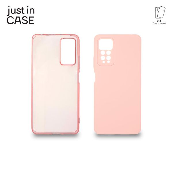 JUST IN CASE 2u1 Extra case MIX za Redmi Note 12 Pro, roza
