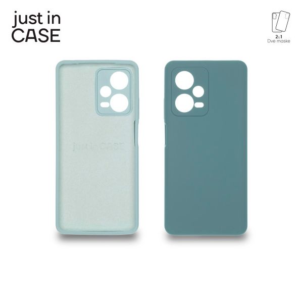 JUST IN CASE 2u1 Extra case MIX za Redmi Note 12 Pro Plus, zelena