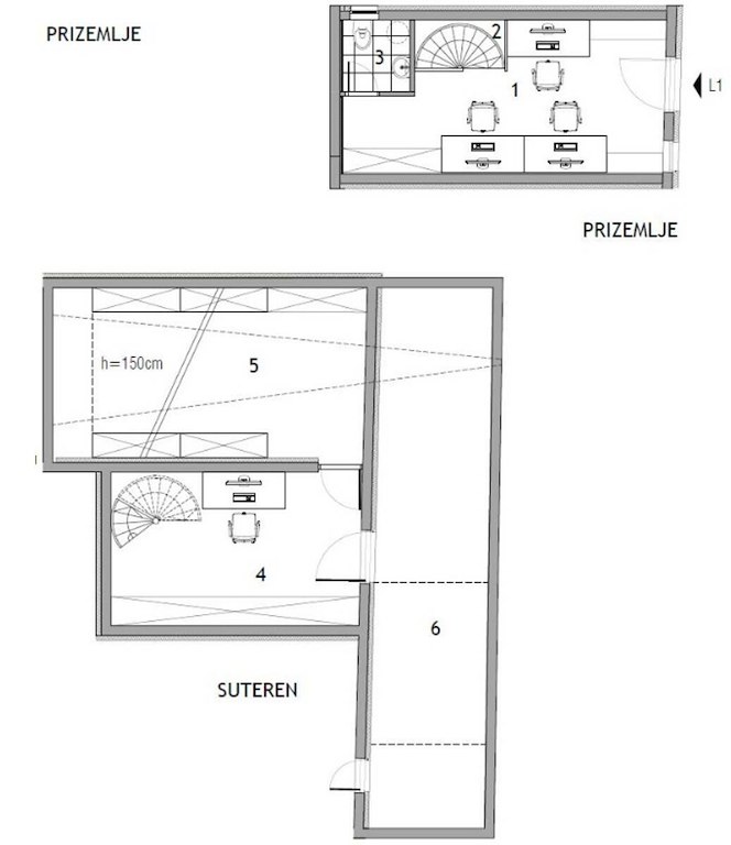 ZVEZDARA CVETKOVA PIJACA 53m2 , T , 75000e