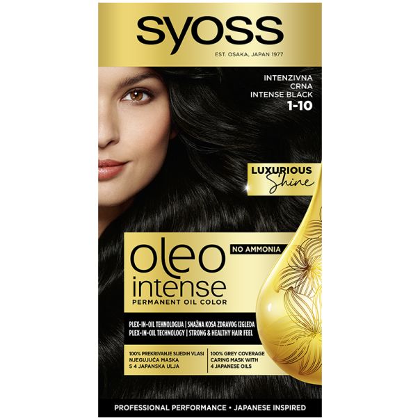 SYOSS Oleo Intense Boja za kosu 1-10, Intense black