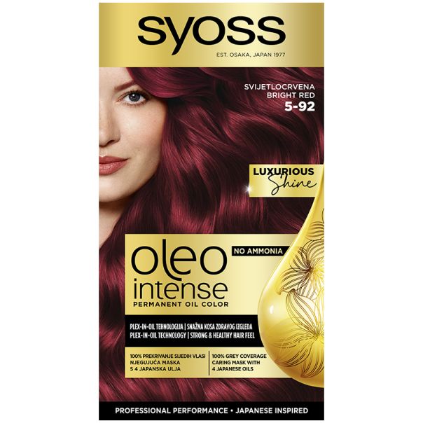 SYOSS Oleo Intense Boja za kosu 5-92, Bright red