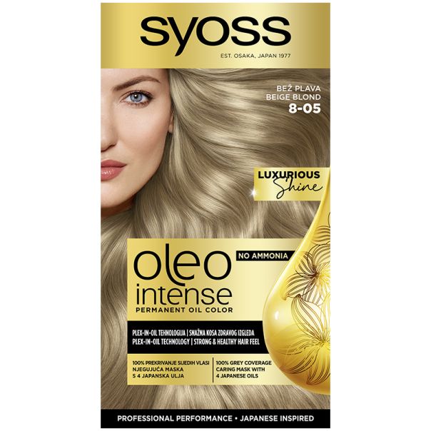 SYOSS Oleo Intense Boja za kosu 8-05, Beige blond