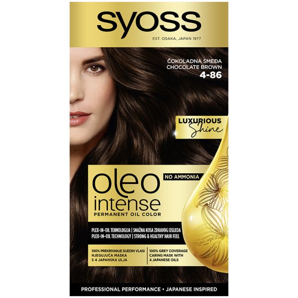 SYOSS Oleo Intense Boja za kosu 4-86, Chocolate brown