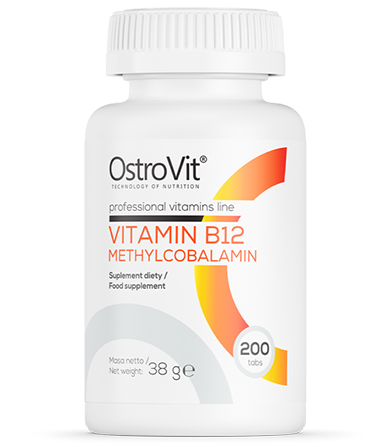Vitamin B-12 Methylcobalamin Professional Vitamins Line - 200 tableta