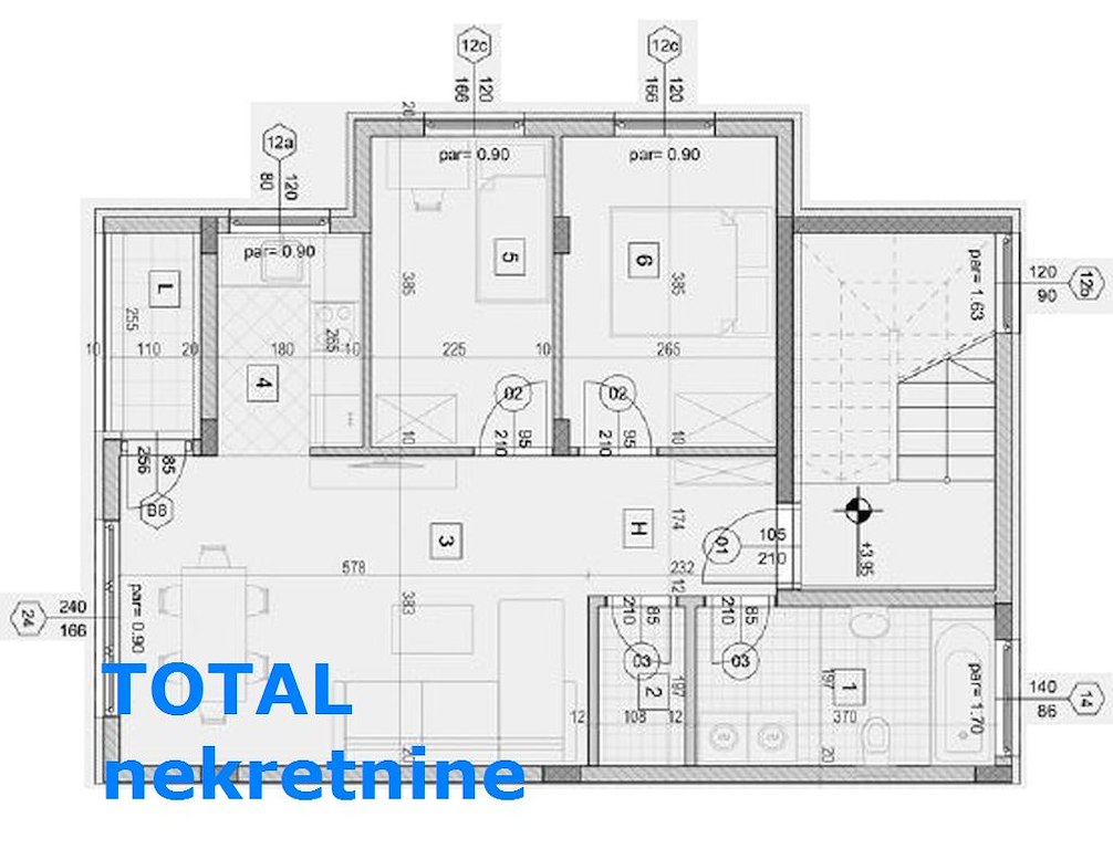 Stan,VETERNIK,VETERNICKA RAMPA 60.00m2,120510€ , ID: 1096621