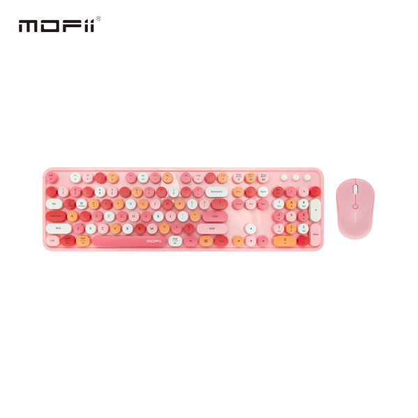 MOFII WL SWEET DM RETRO set tastatura i miš u PINK boji