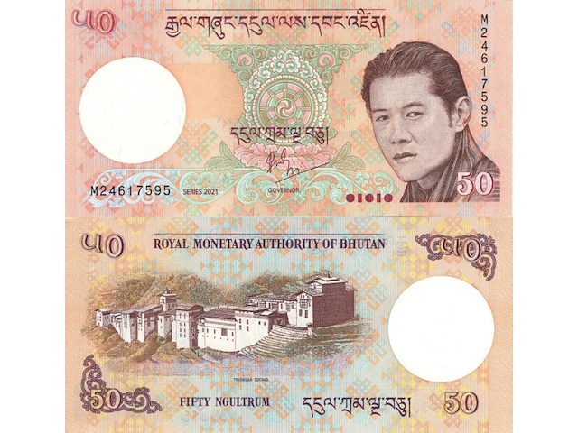 BHUTAN Butan 50 Ngultrum 2021 UNC, P-31