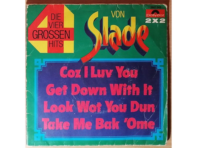 2SP SLADE - Die vier grossen Hits von Slade (1975) VG+