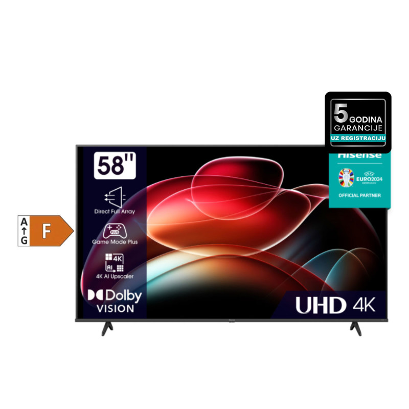 Hisense televizor 58A6K LED 4K UHD Smart