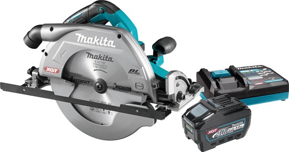 Makita akumulatorska ručna kružna testera HS011GT201, XGT 40V/5Ah