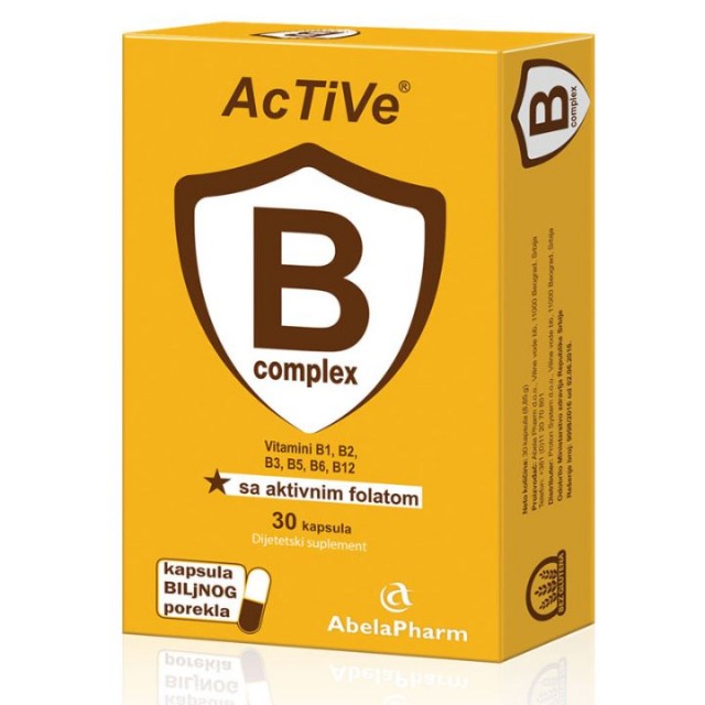 ACTIVE B COMPLEX, 30 KAPSULA