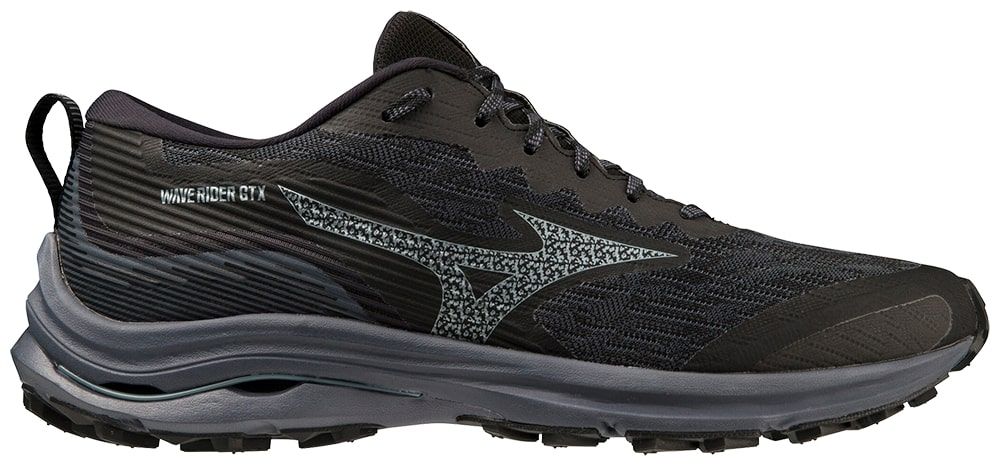 Mizuno WAVE RIDER GTX, muške patike za trčanje, crna