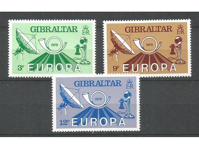Gibraltar 1979. EVROPA CEPT cista serija MNH