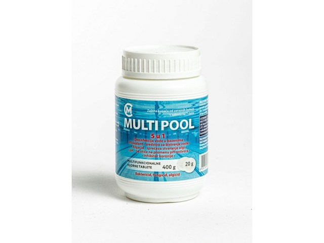 Tablete za bazen 5 u 1 Multi Pool 400g 20kom po 20gr