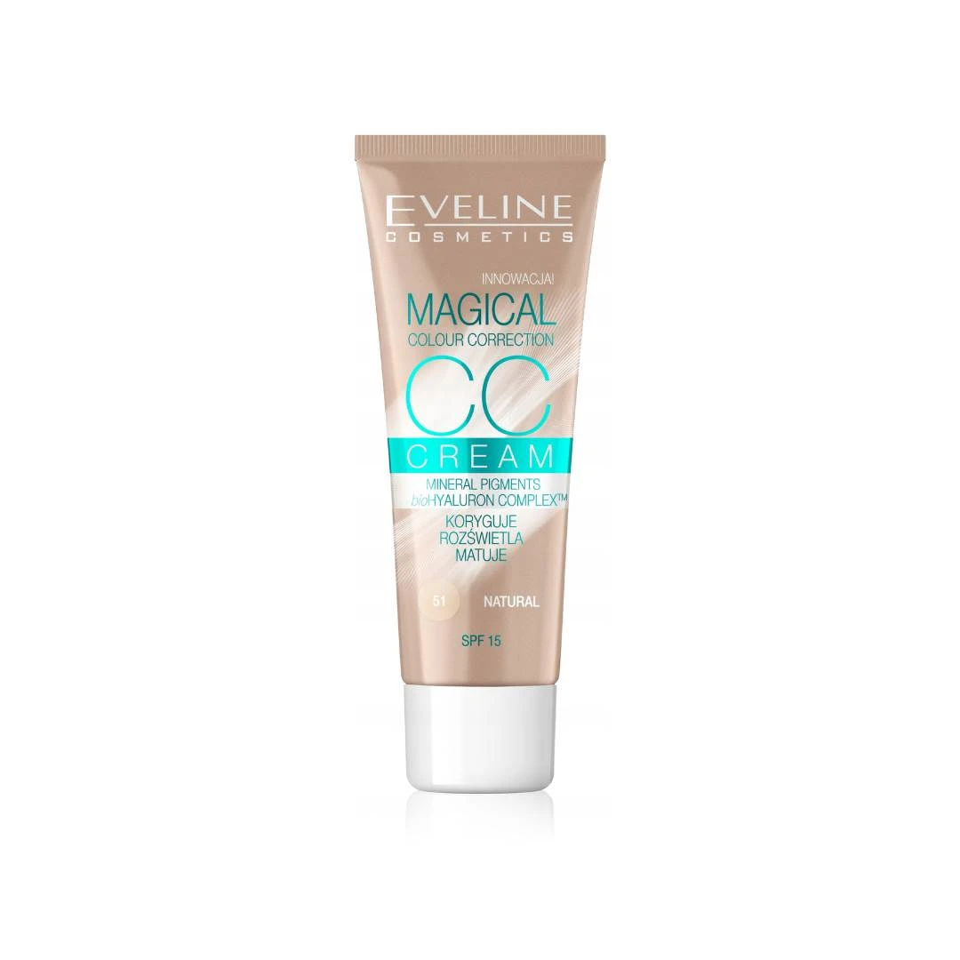 EVELINE CC Cream Magical SPF15 - 51 Natural 30 mL