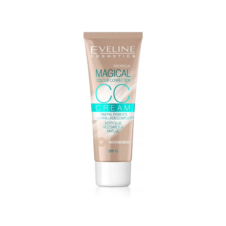 EVELINE CC Cream Magical SPF15 - 52 Medium Beige 30 mL