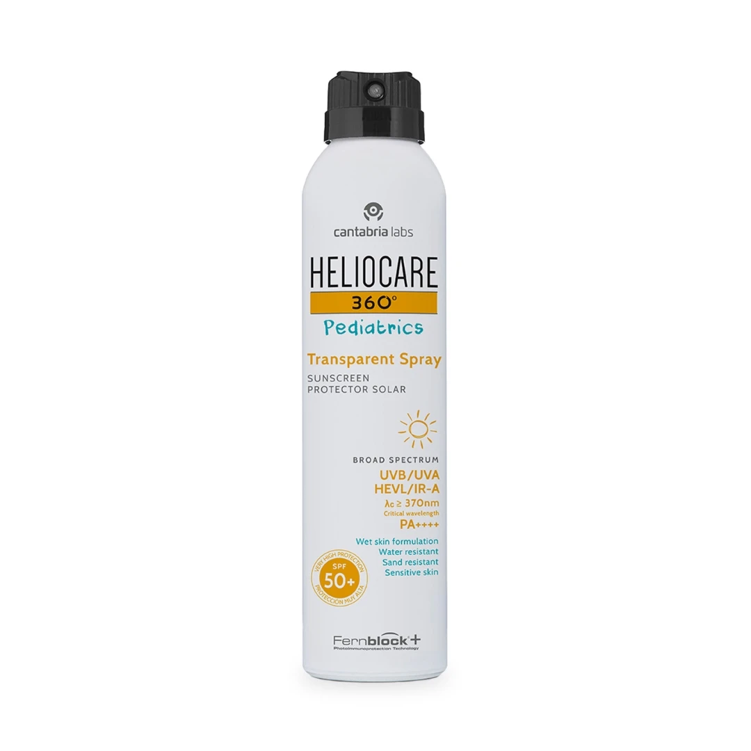 HELIOCARE 360 Pediatics Transparentni Sprej za Decu sa SPF50+ UVA UVB HEVis i IR Zaštitom 200 mL