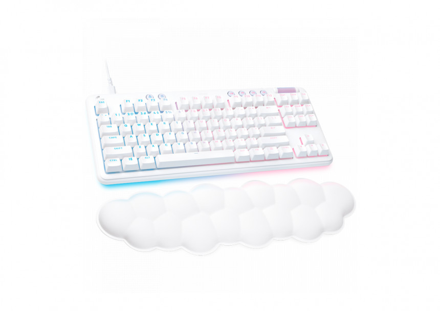 LOGITECH G713 TKL Corded Gaming Keyboard - OFF WHITE - USB - US INT'L - LINEAR