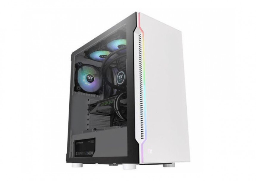 Kućište Thermaltake H200 TG RGB/White/Glass/CA-1M3-00M6WN-00