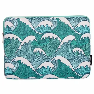 CANVASARTISAN UNIVERSAL LAPTOP SLEEVE WITH ZIPPER - 13" - WAVES