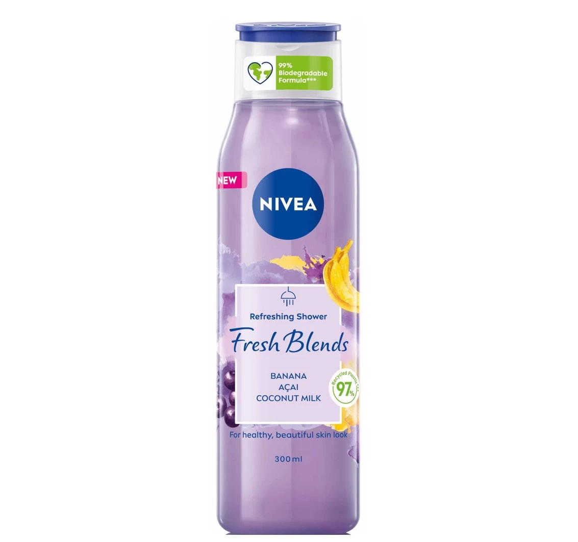 *NIVEA GEL ZA TUŠIRANJE 300ML W. FRESH BLENDS BANANA 95373