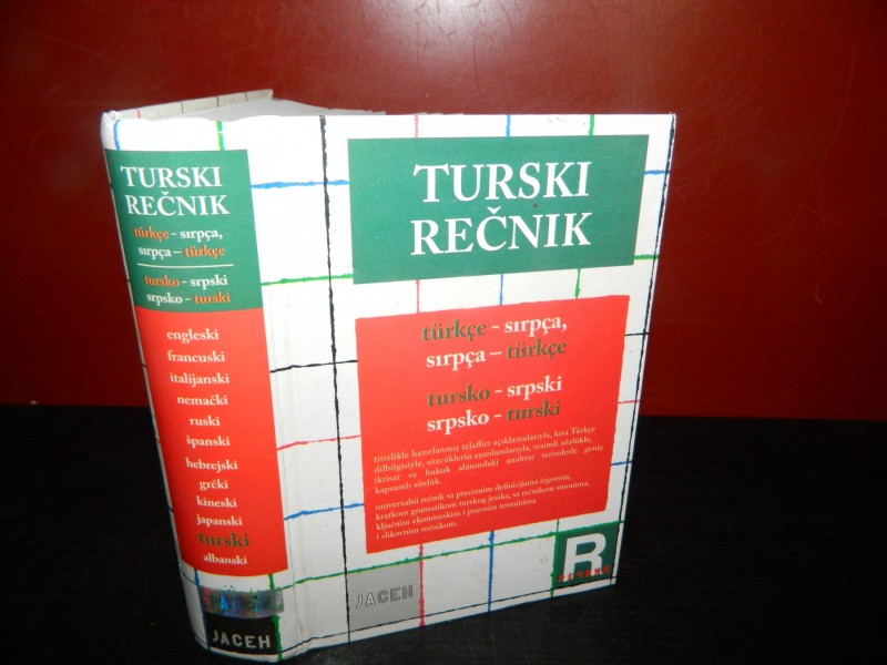 Turski rečnik JASEN