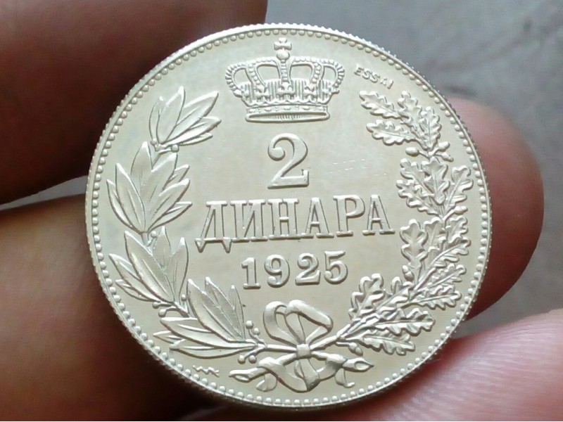 2 dinara 1925 essai