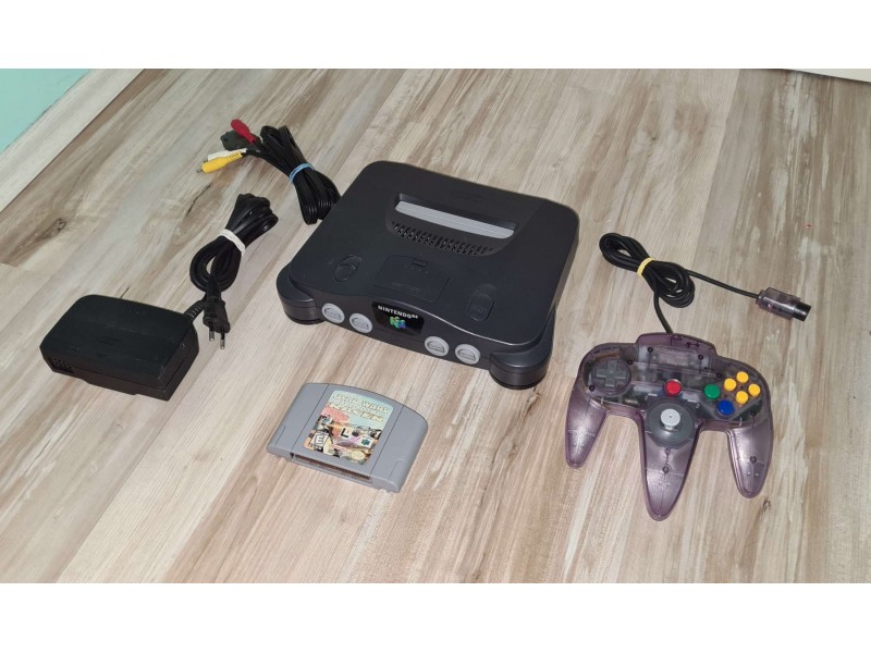 Nintendo 64 (N64) komplet +igrica