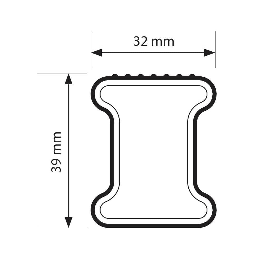 Krovni nosaci Reno Trafic X83 (2001-2014), 4 celicne sipke – Nordrive