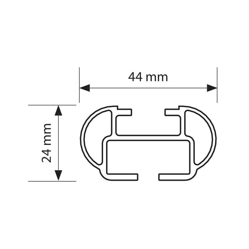 Krovni nosaci Honda CR-V (1996-2002), alu sipke – Nordrive Kuma M