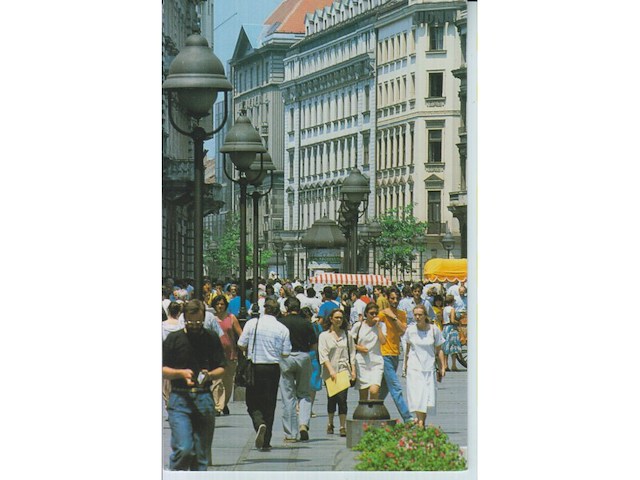 BEOGRAD / KNEZ MIHAILOVA ULICA BEZ SAOBRAĆAJA, 1980.