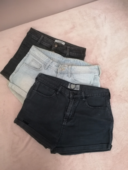 3x DENIM sortca