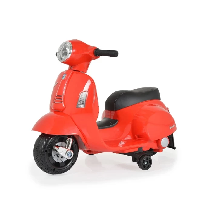 Skuter Vespa GTS Sport Red CAN0302 - motor na akumulator za decu