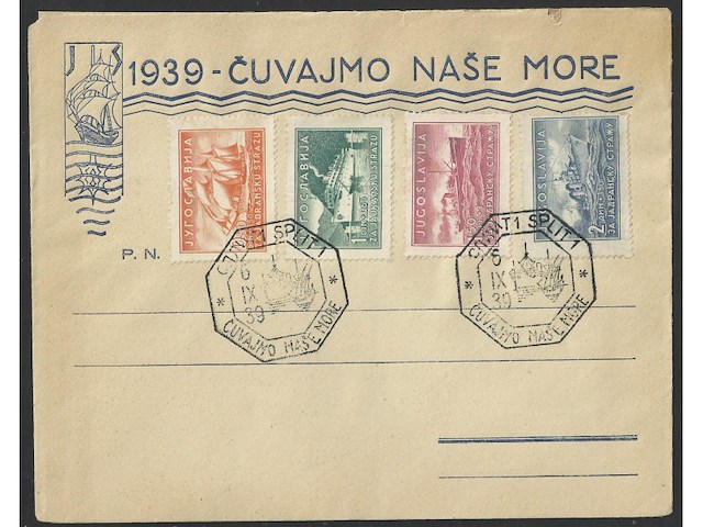 hrvatska - split - cuvajmo nase more 1939