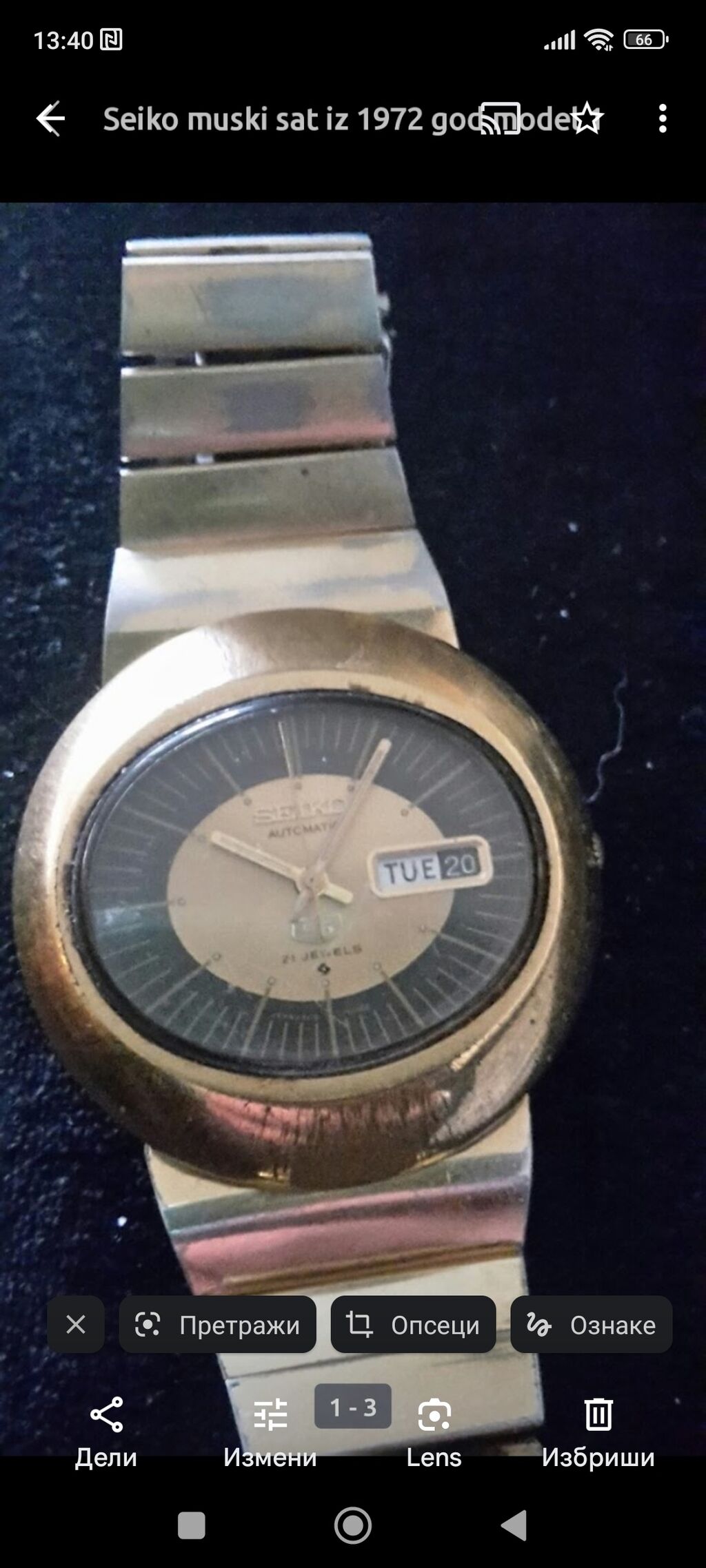 Seiko muški sa ispravan kupljen u Cirihu iz 1972