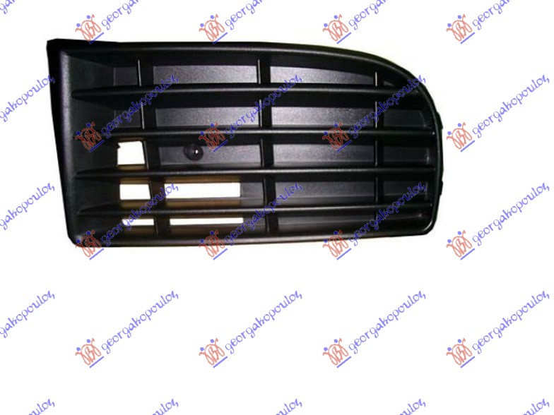 RESETKA U BRANIKU BEZ MAGLENKE Leva str. VW GOLF V (2004-2008) (OEM: 1K0853665, 1K08536659B9)