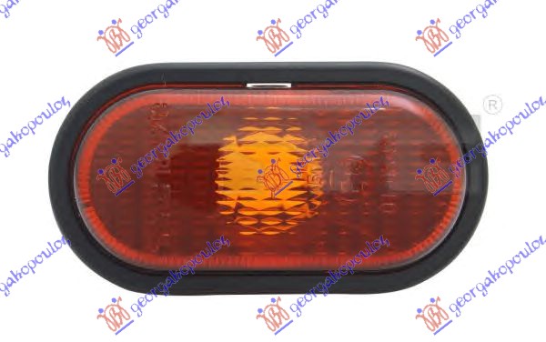 MIGAVAC U KRILU ZUTI (SA OKVIROM) RENAULT MEGANE SDN (1999-2002) (OEM: 0033-090-601, 0033090601, 26160-1N000)