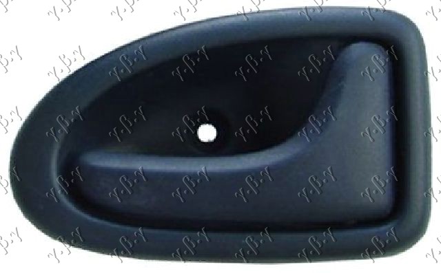 KVAKA ZA PREDNJA/ZADNJA UNUTRASNJA CRNA BEZ CENTR. ZAK Desna str. RENAULT MEGANE COUPE-CABRIO (1999-2002) (OEM: 7700426047, 8200070011, 8200646938)