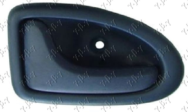 KVAKA ZA PREDNJA/ZADNJA UNUTRASNJA CRNA BEZ CENTR. ZAK Leva str. RENAULT MEGANE COUPE-CABRIO (1999-2002) (OEM: 7700426046, 8200070012, 8200646947)