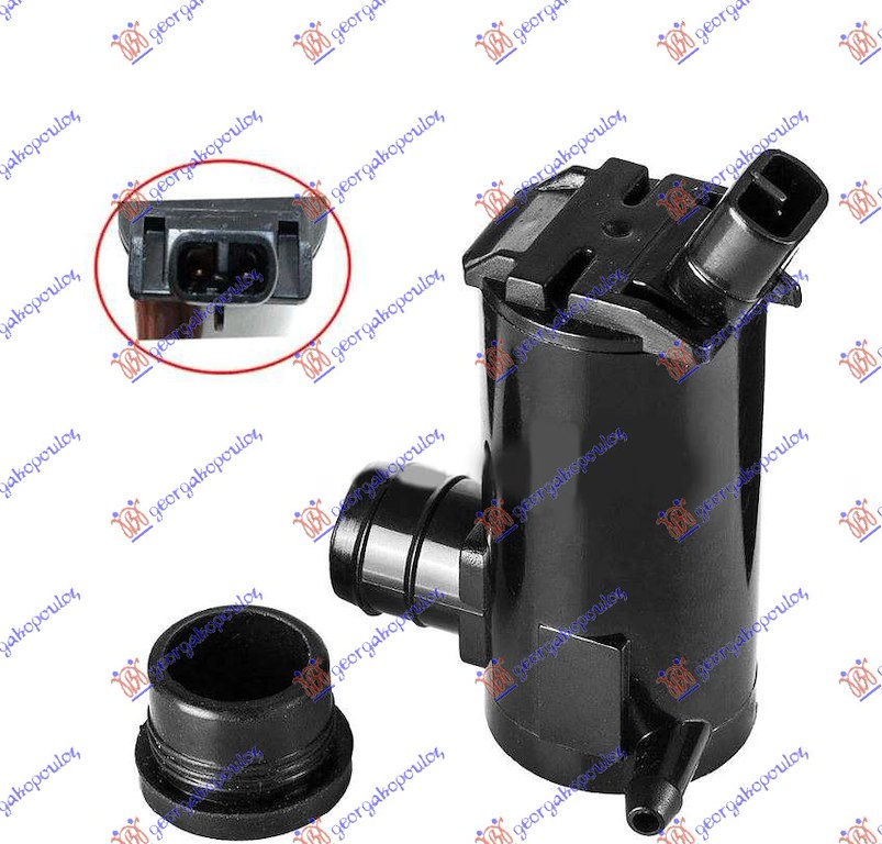 MOTOR ZA POSUDU BRISACA (1 PUMPA) HYUNDAI LANTRA J2 (1995-1998) (OEM: 109224001, 85330-60140, 8533060140)