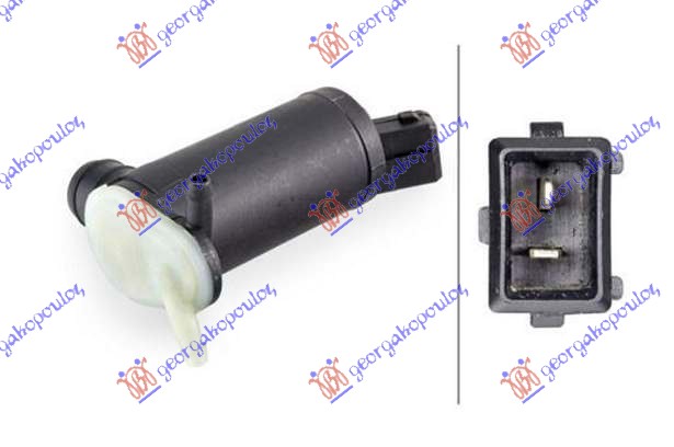 MOTOR ZA POSUDU BRISACA (2 PUMPE) KOCKA FORD TRANSIT (2006-2013) (OEM: 1144480, 2S6T-17K624-BA, 2S6T17K624BA)