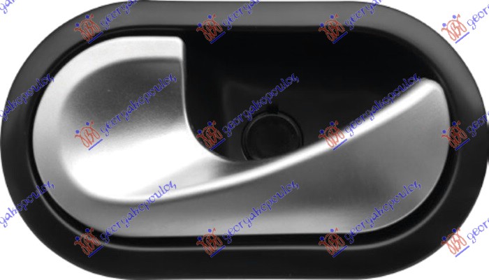 KVAKA UNUTRASNJA HROM/CRNA Leva str. RENAULT SCENIC (2003-2009) (OEM: 8200174075)