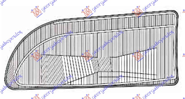 STAKLO FARA Leva str. RENAULT 19 (1992-1995)