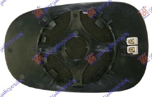 STAKLO RETROVIZORA SA GREJACEM (KONVEKSN Desna str. RENAULT MEGANE SCENIC (1999-2003) (OEM: 96365-AX860, 96365AX860)