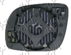 STAKLO RETROVIZORA SA GREJACEM BELO KRACE Desna str. SEAT IBIZA (1999-2002) (OEM: 3B1857522E)