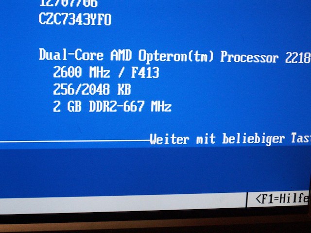 AMD Opteron 2218 Dualcore