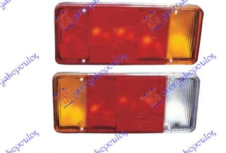 STAKLO STOP LAMPE OTVORENA KAROSERIJA Desna str. PEUGEOT BOXER (1994-2002)