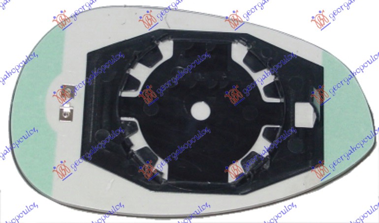 STAKLO RETROVIZORA SA GREJACEM (KONVEKSN Leva str. FIAT PUNTO EVO (2009-2012) (OEM: 71740498)