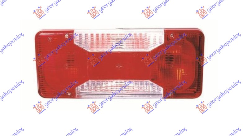 STAKLO STOP LAMPE (OTVORENA KAROSERIJA) IVECO DAILY (2011-2014) (OEM: 42555131, 42555132)